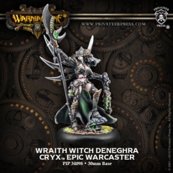 (Cryx) Wraith Witch Deneghra—Cryx Epic Warcaster (metal resculpt) - Game Kastle Online